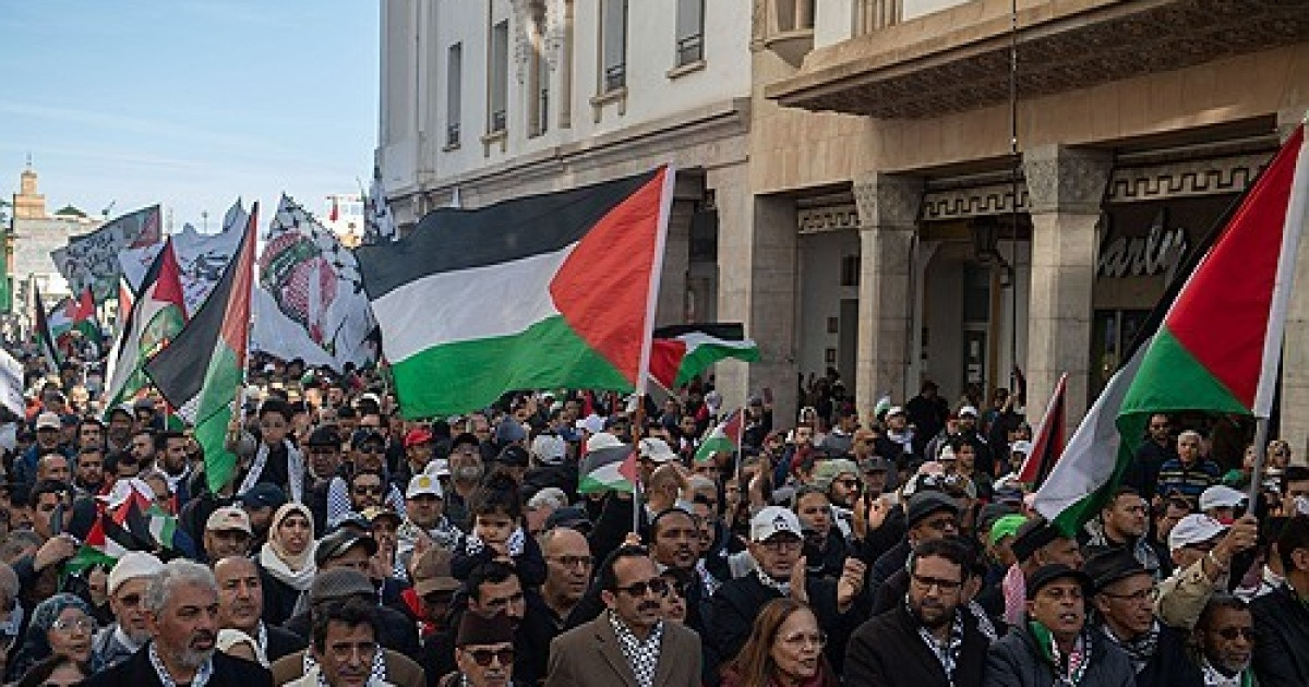 MOROCCO PROTEST ISRAEL GAZA CONFLICT