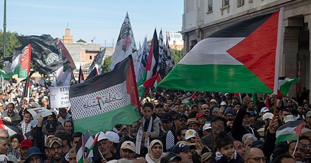 MOROCCO PROTEST ISRAEL GAZA CONFLICT