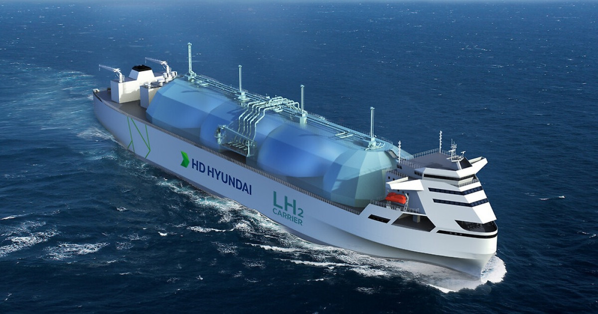 HD현대, 세계 첫 대형액화수소운반선 2030년 선보인다 | 이포커스