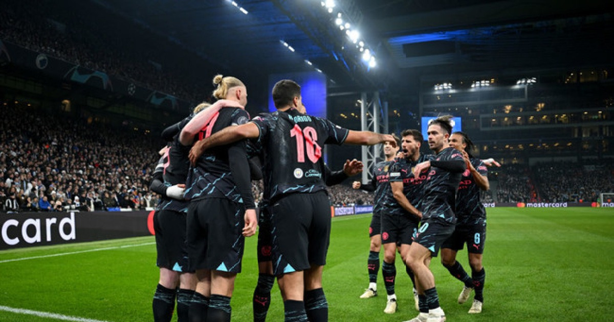 [UCL 리뷰] 'KDB, 실바, 포든 골골골' 맨시티, 지옥의 코펜하겐 원정서 3-1 승리...8강행 청신호