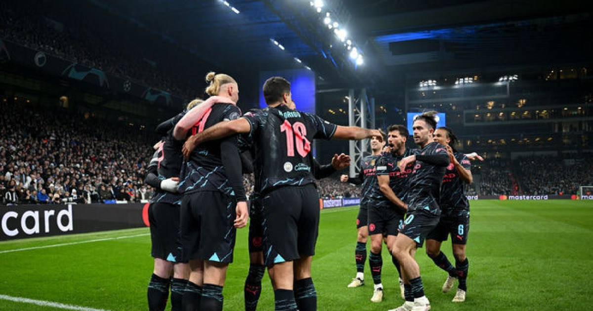 'KDB 1골 1도움' 맨시티, 코펜하겐 원정서 3-1 승리...8강행 고지 선점