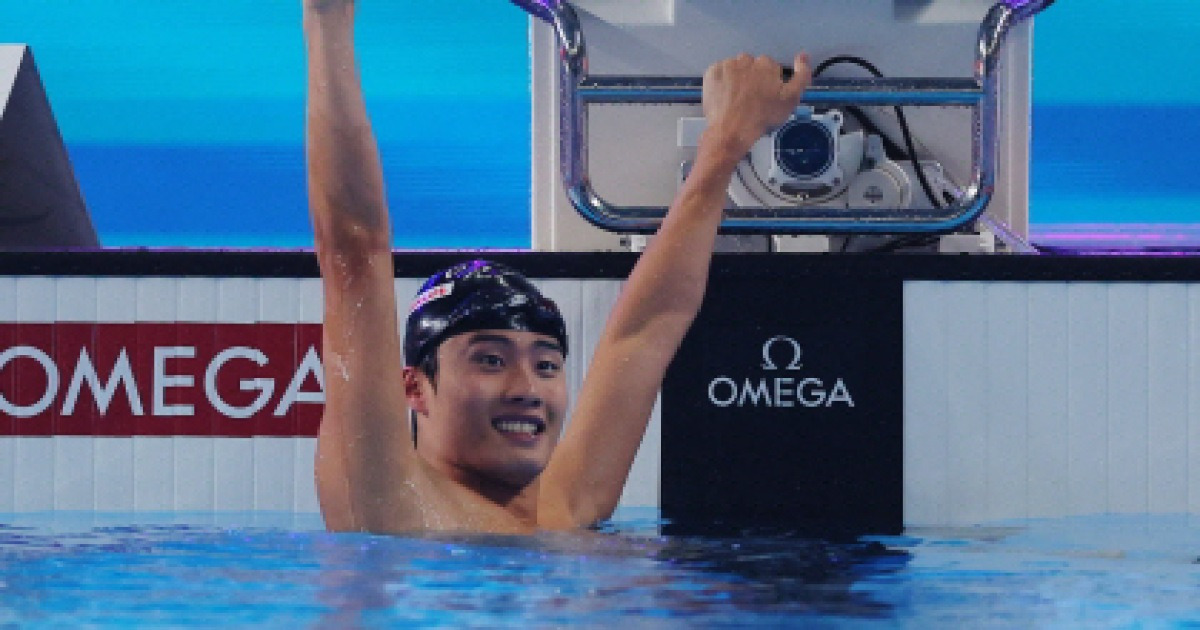 황선우 ‘멀티메달’ 보인다…세계선수권 자유형 100m 결승 진출