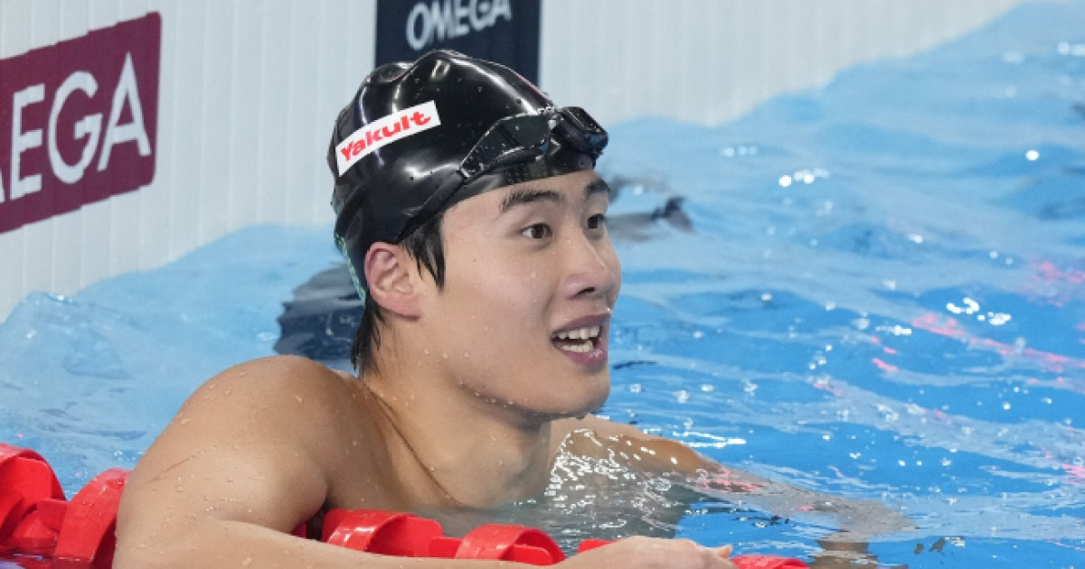 황선우, 세계선수권 첫 자유형 100m 결승 진출