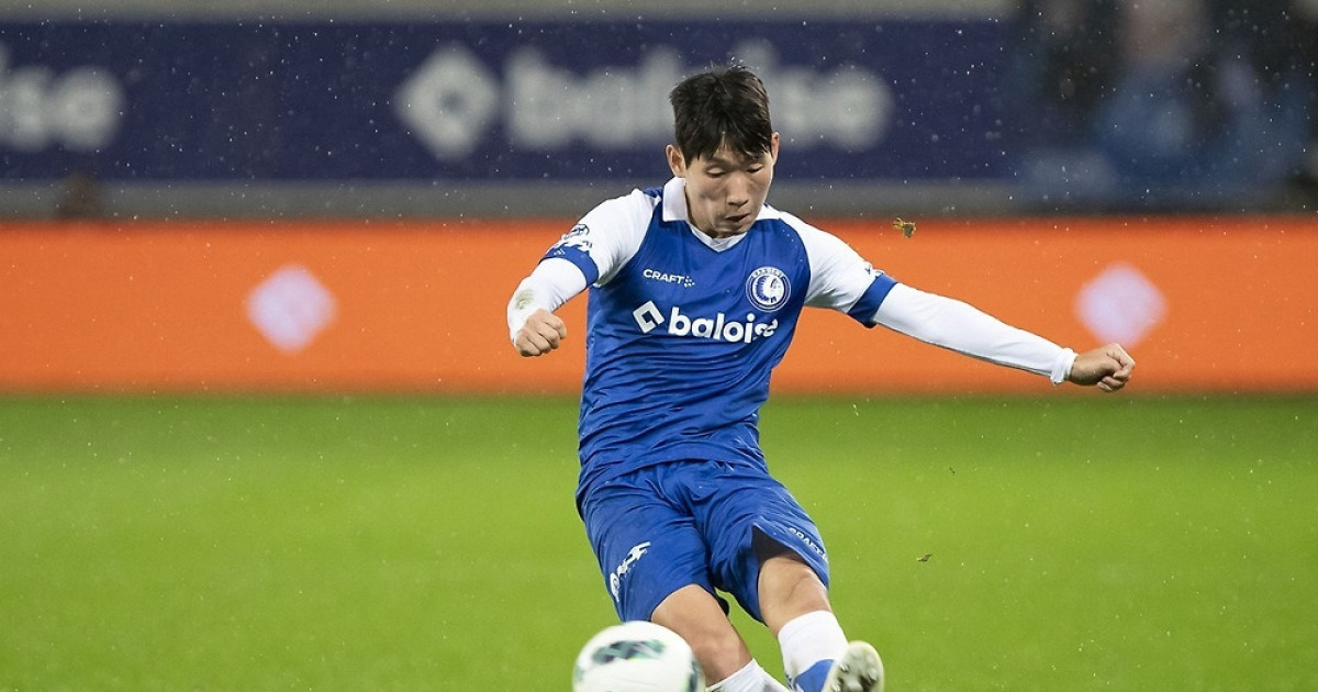 '홍현석 교체' 헨트, UECL 16강 PO 1차전서 하이파에 0-1 패