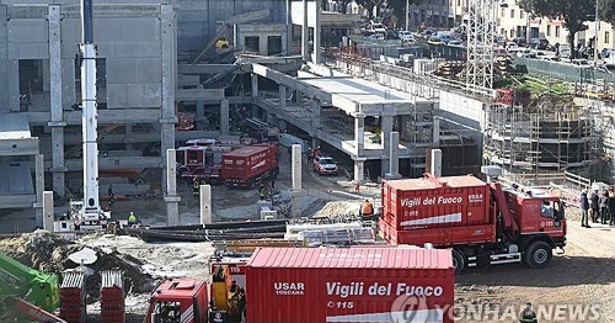 ITALY CONSTRUCTION SITE COLLAPSE