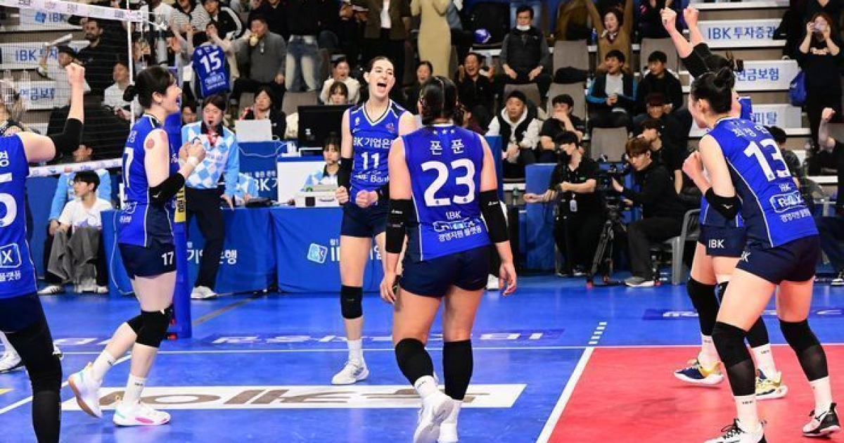 IBK기업은행, 봄 배구 경쟁 가세…GS칼텍스는 최대 위기