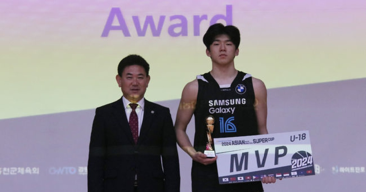 ‘아시안 유소년농구 슈퍼컵 U18 MVP’ 강민성 “팀원들 덕분에 우승할 수 있었다!”
