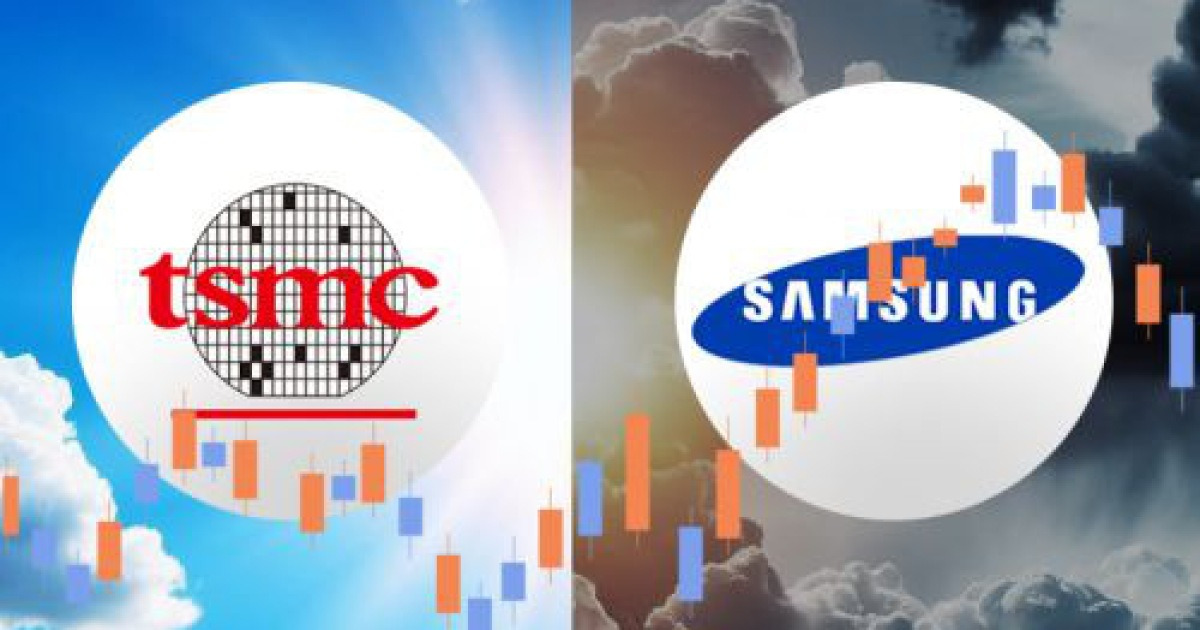 TSMC 20% 올랐는데… 삼성전자는 7% 빠졌다