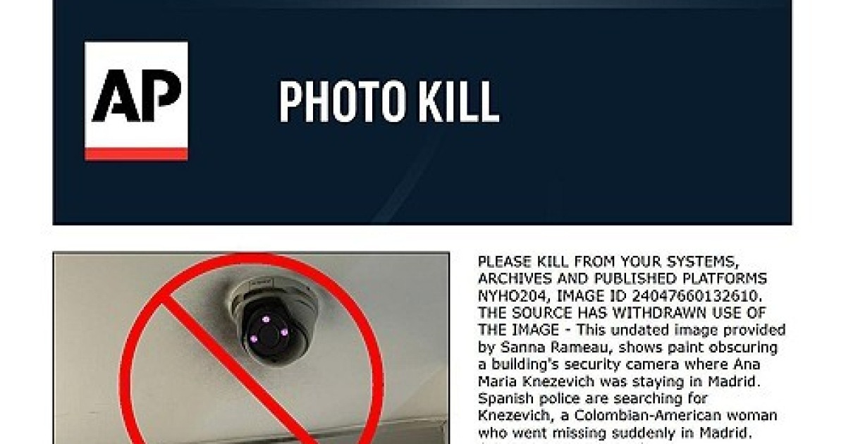 PHOTO KILL Spain US Missing American