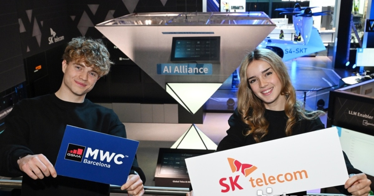 [MWC24] 텔코 중심의 AI 기술 선보이는 SKT