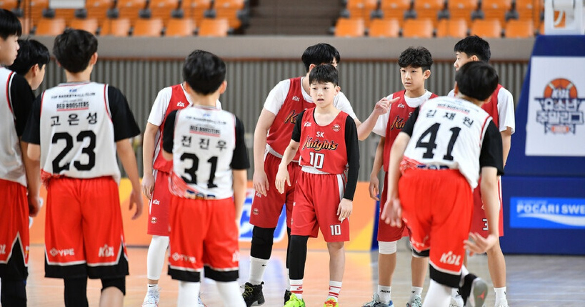 [JB화보] 2024 KBL 주말리그, U12 SK와 정관장 4강 경기 화보 (SK 37-30 정관장)