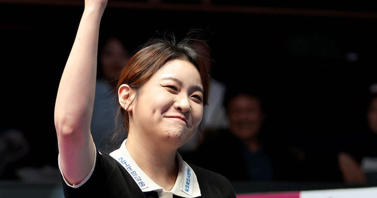 '부상 투혼' 김민아, LPBA 통산 3승…역대 결승 애버리지 1위