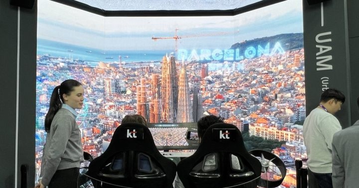 "하늘 나는 택시 미리 타볼까"…KT도 UAM 강조 [MWC 24]