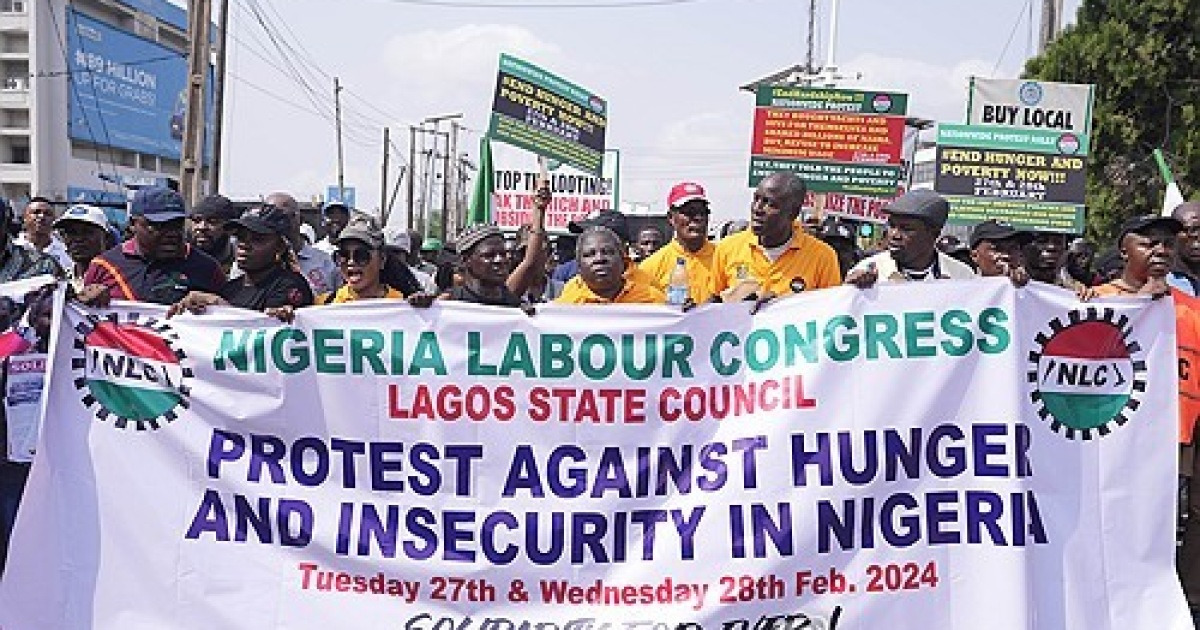 Nigeria Labor Protest