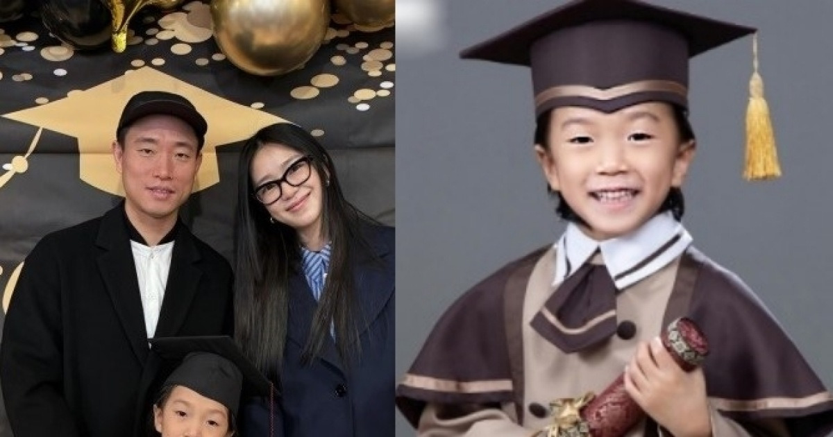개리 아들 하오 언제 이렇게 큰 거야‥ 폭풍 성장 근황 “축 졸업”
