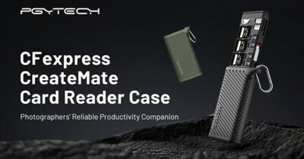 [PRNewswire] PGYTECH Releases CFexpress Card Storage and Reader Case