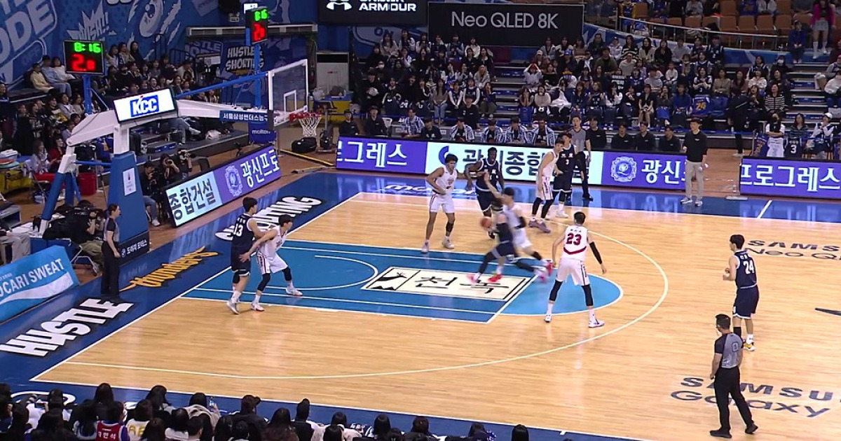 프로농구 부산 KCC, kt에 역전승