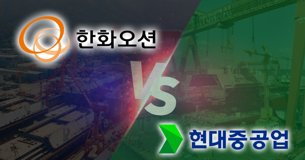 한화오션 vs HD현대중공업, 기밀유출 'KDDX 소송' 명분싸움 왜? | 블로터