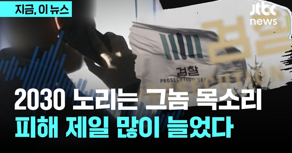 삶 팍팍한 사회초년생 노렸다...2030 보이스피싱 피해액, 5060 대비 급증