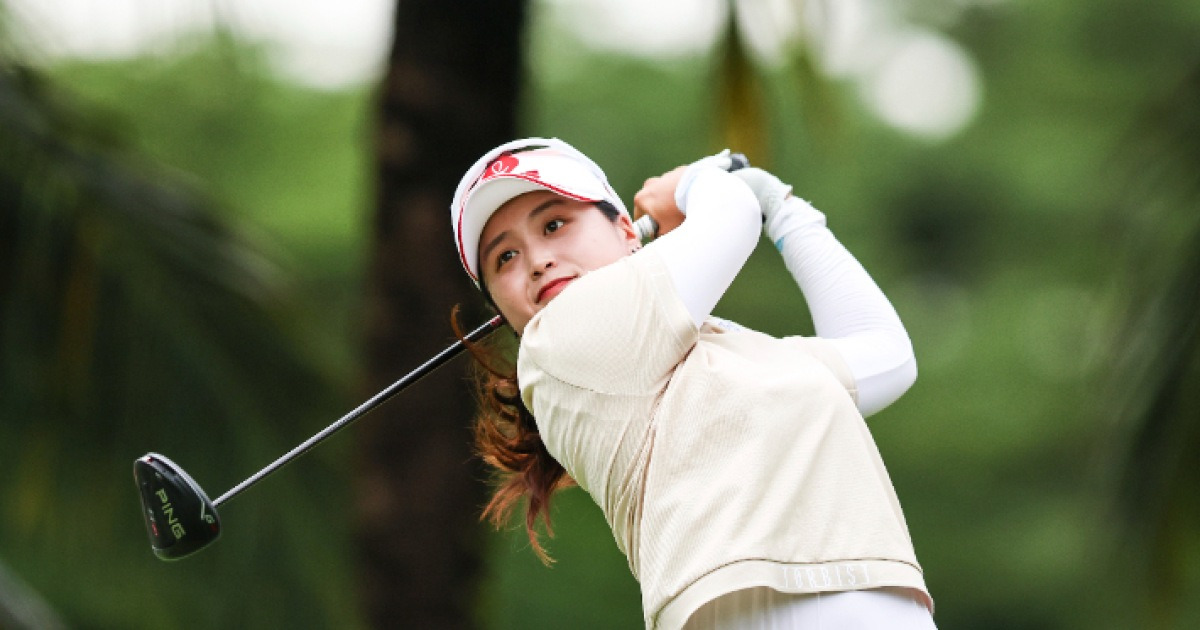 최혜진, 중국에서 첫 우승 도전…블루베이 공동 5위 출발