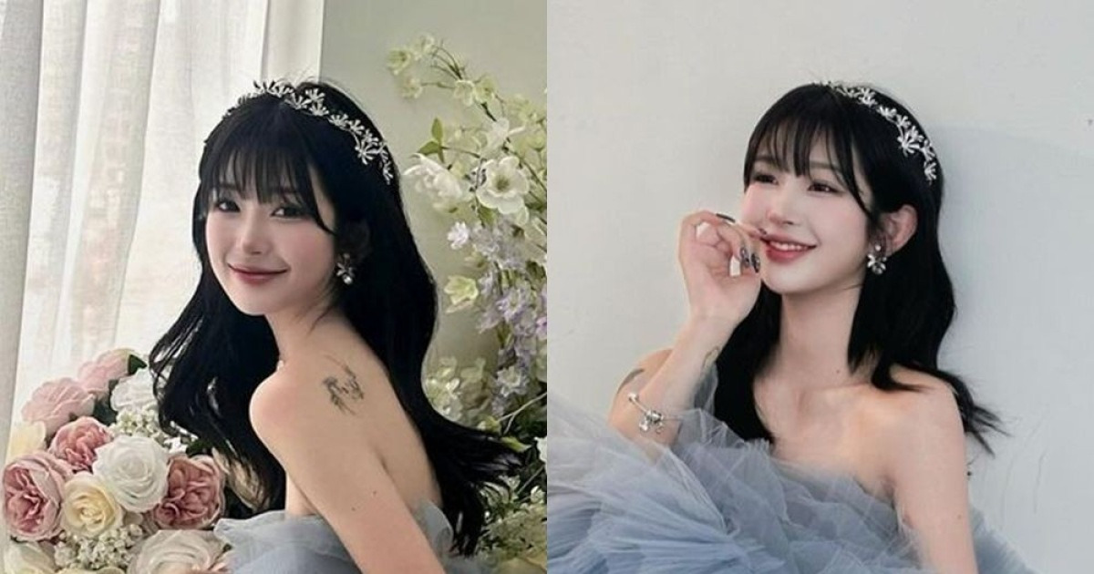 '96kg→ 49kg' 최준희, 웨딩 화보 공개...역대급 비주얼