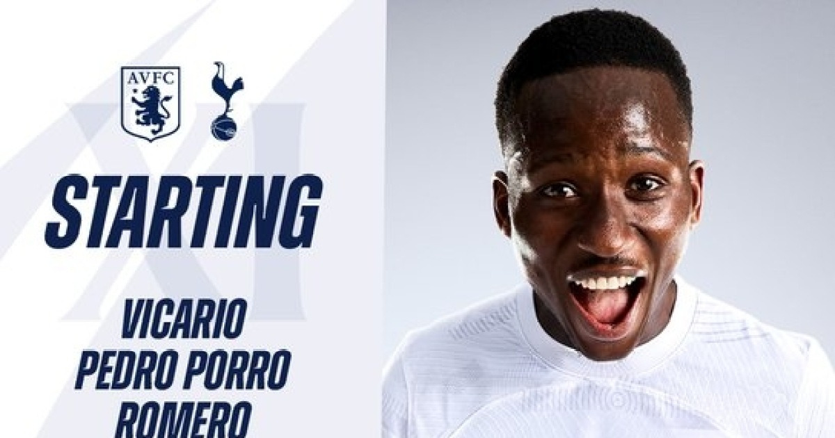 ‘손흥민 선발 출격→2G 연속 SON톱 가동!’ 토트넘, EPL 28R 애스턴 빌라전 선발 명단 공개