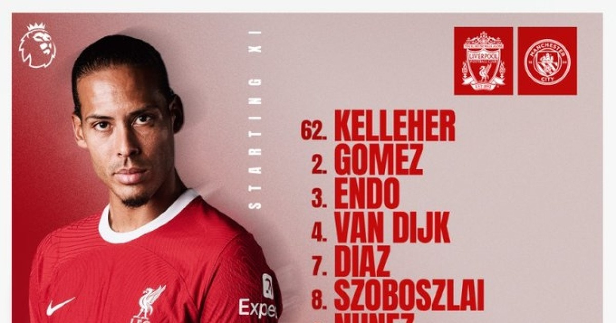 ‘EPL 선두를 향한 한판 승부!’ EPL 28R 리버풀 vs 맨시티 선발 명단 공개
