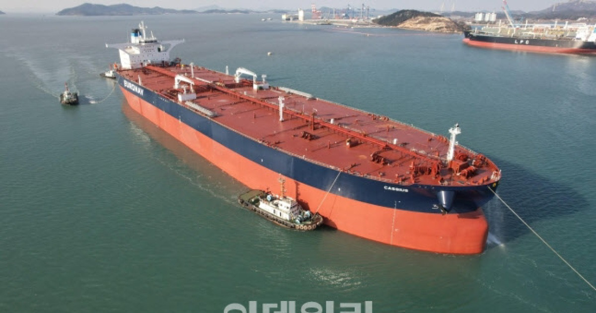 HD한국조선해양, VLCC 4척 수주..또 최고가 경신