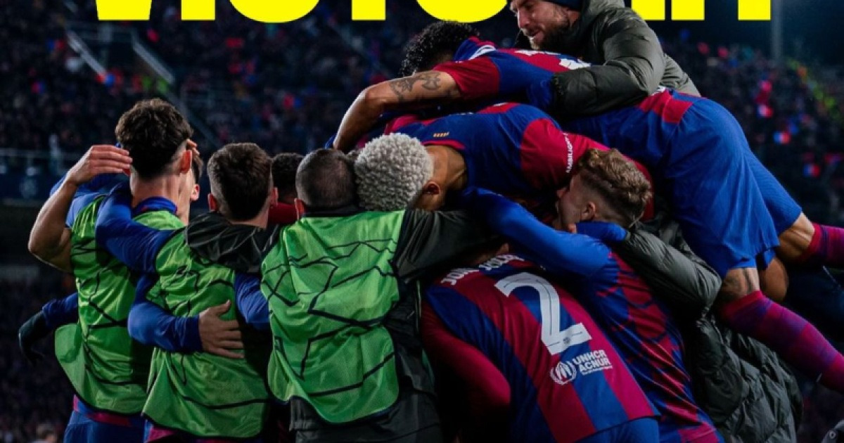 슈팅 38개 난타전…바르셀로나, 4년 만에 UCL 8강행