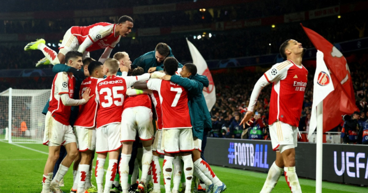 아스널, 14년 기다렸다… 바르셀로나, 4년 만에 UCL '8강'