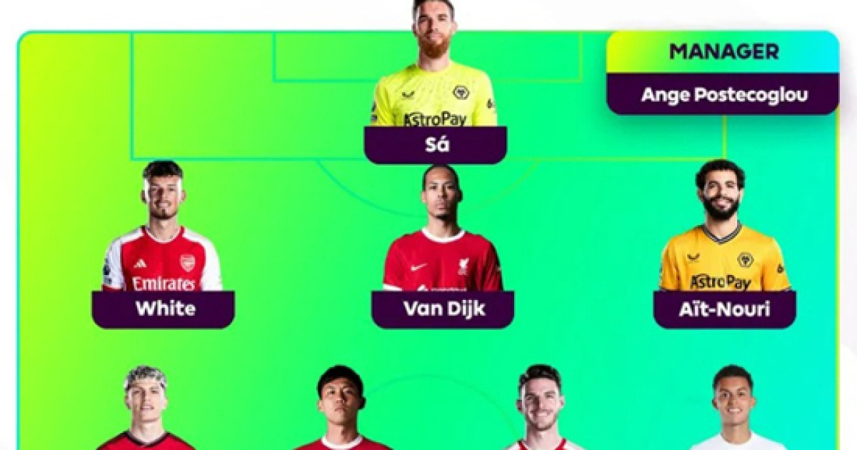 '맨시티가 수비하게 만들었다'→리버풀의 일본 MF, 손흥민과 함께 EPL 주간 베스트11 선정