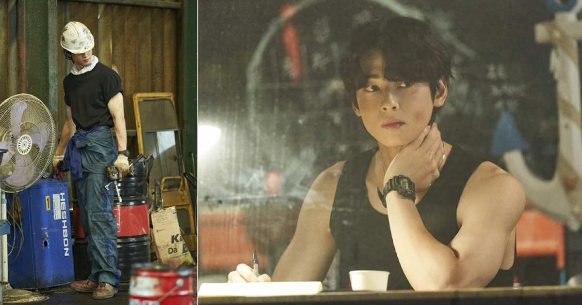 차은우 태평양 어깨 성난 등근육 벌크업 활약 비밀 오픈[원더풀 월드]
