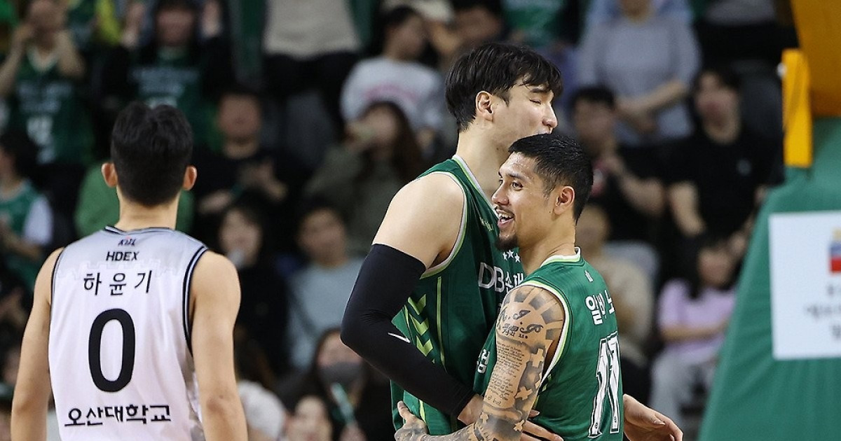 와이어 투 와이어로 정규리그 1위 차지한 DB, MVP도 싹쓸이할까