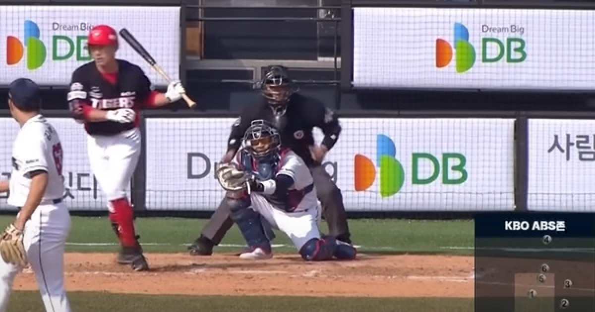 ABS 존 아니면 못 잡았다…200안타 베테랑도 돌려세운 148km ‘쾅’, ‘베어스 괴물루키’ 잠실 데뷔전 SV 짜릿