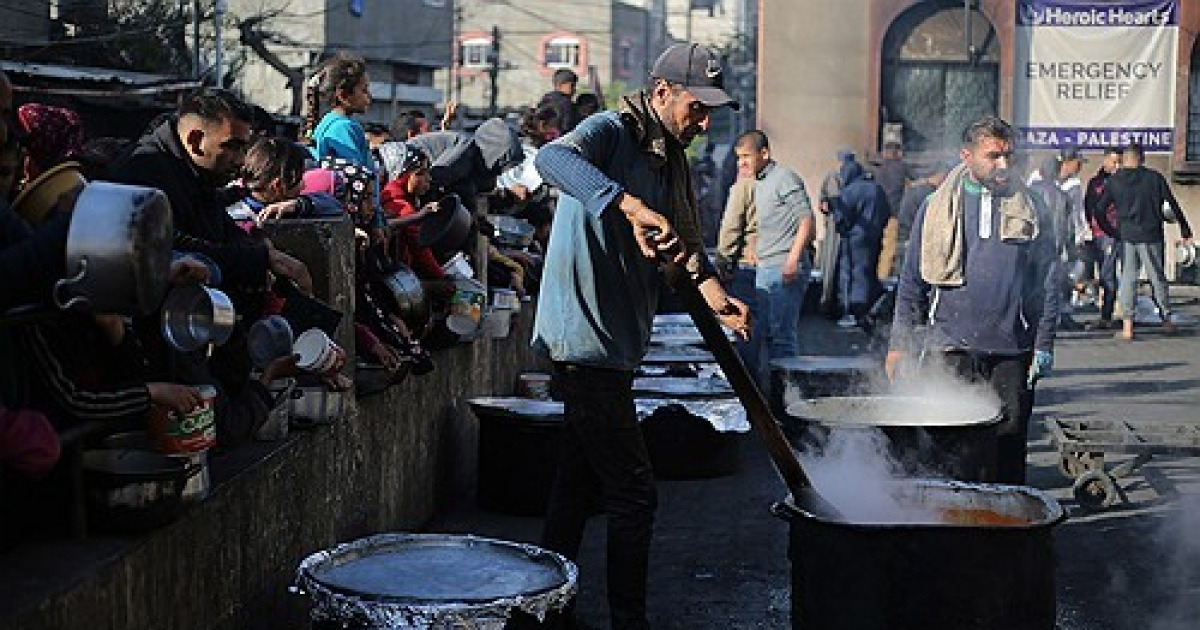 MIDEAST-GAZA-RAFAH-FOOD RELIEF