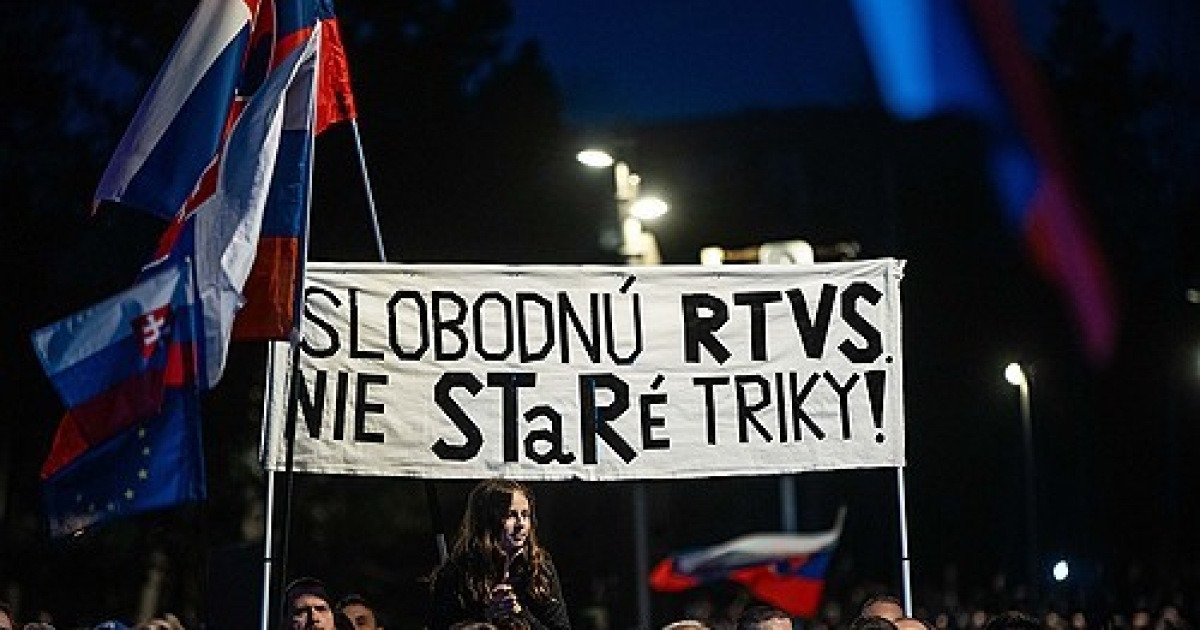 SLOVAKIA PROTEST