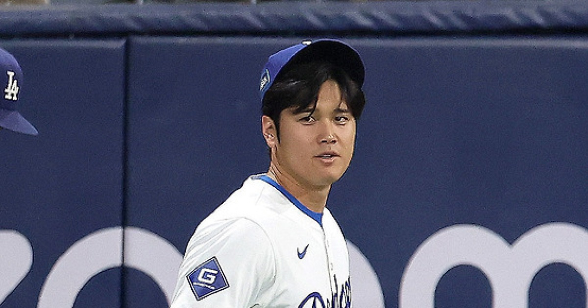 몸 푸는 오타니 쇼헤이