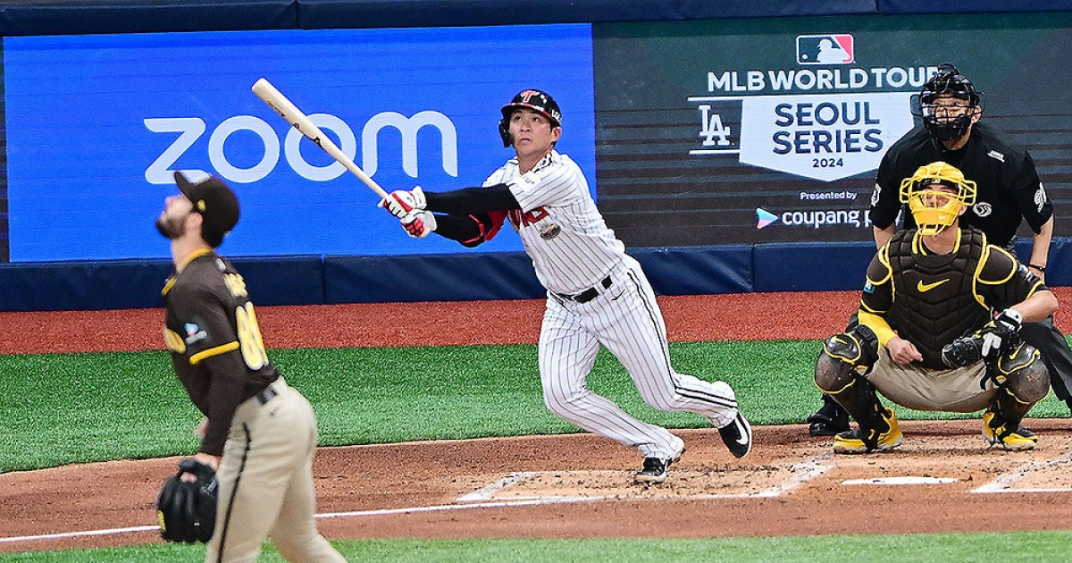 '사이영상 2위 투수' 시즈, 혼났다…KBO 'No.1 유격수' 오지환에 큼지막한 홈런 맞아 [고척 현장]