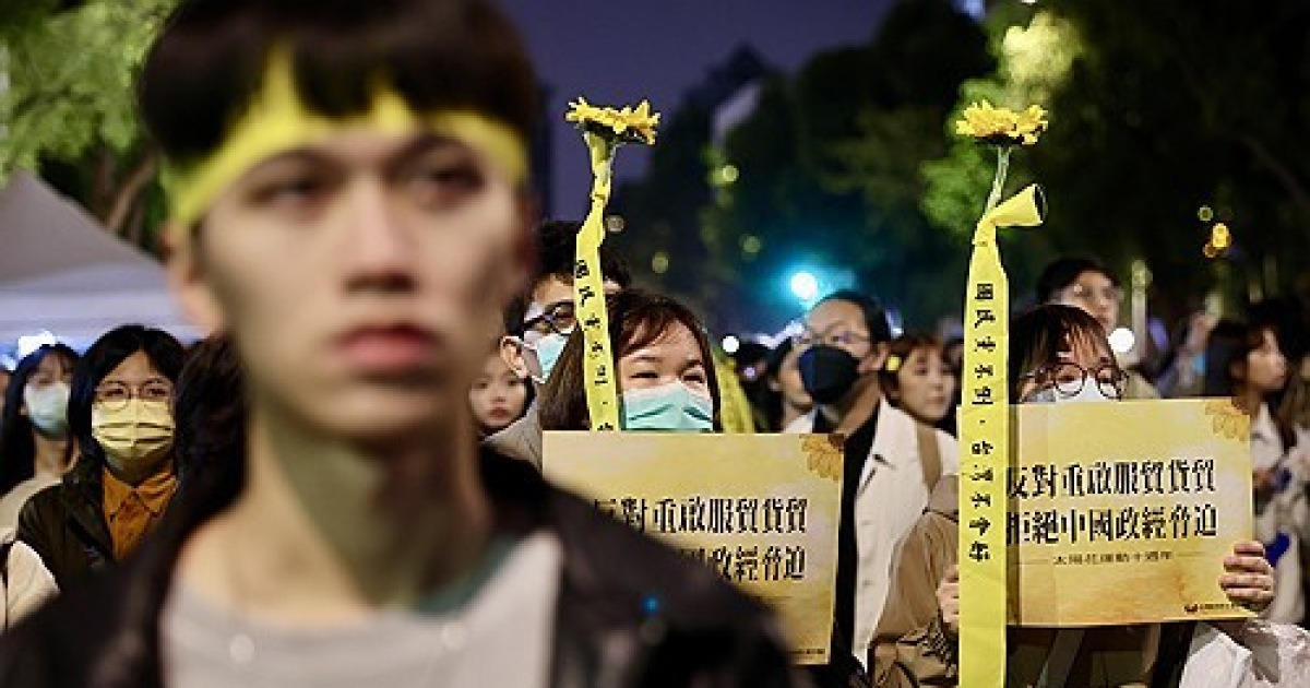 TAIWAN PROTEST SUNFLOWER MOVEMENT