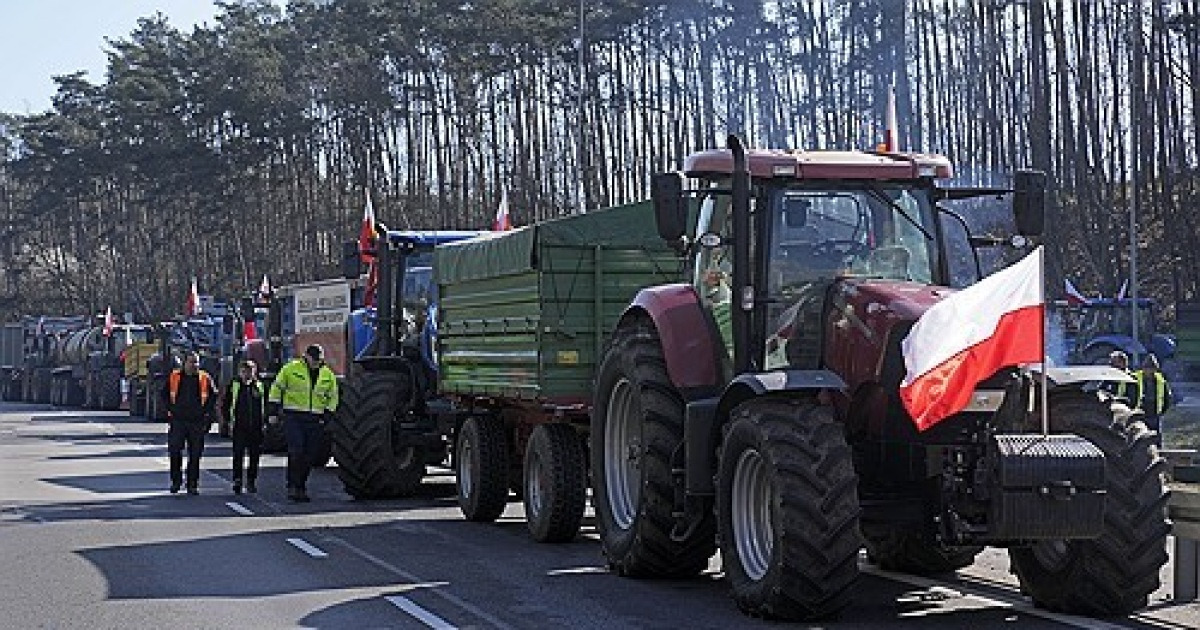 Poland Farmer Protest Border