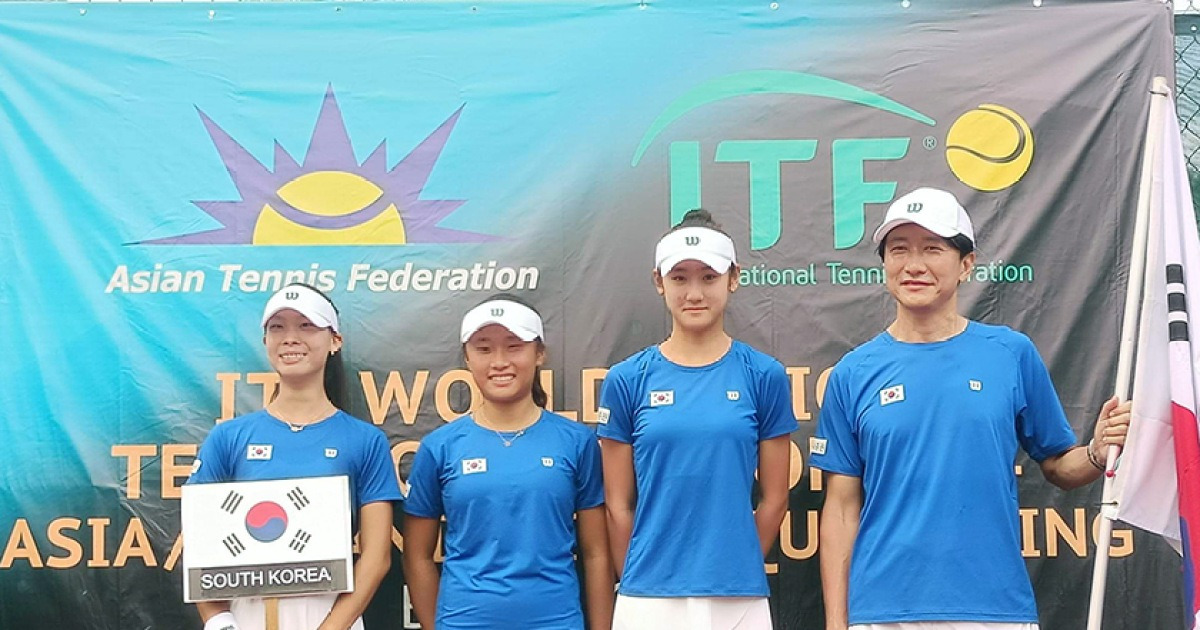 한국 U14 여자대표팀, ITF 월드주니어테니스대회 지역 조별 예선 전승으로 8강 진출