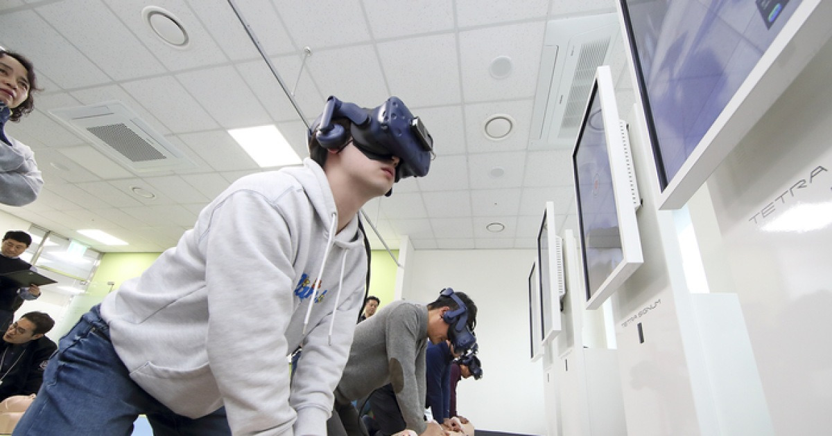 KT, VR 활용 안전보건교육 시행