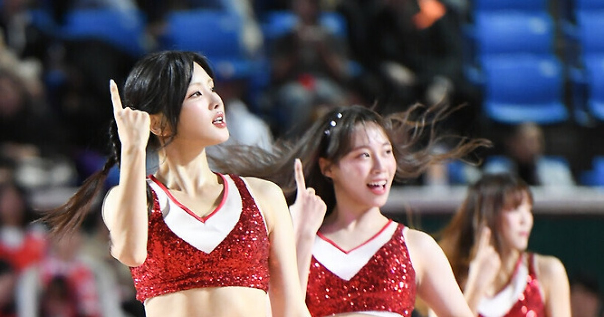 [JB포토] SK 치어리더 'SK 화이팅'