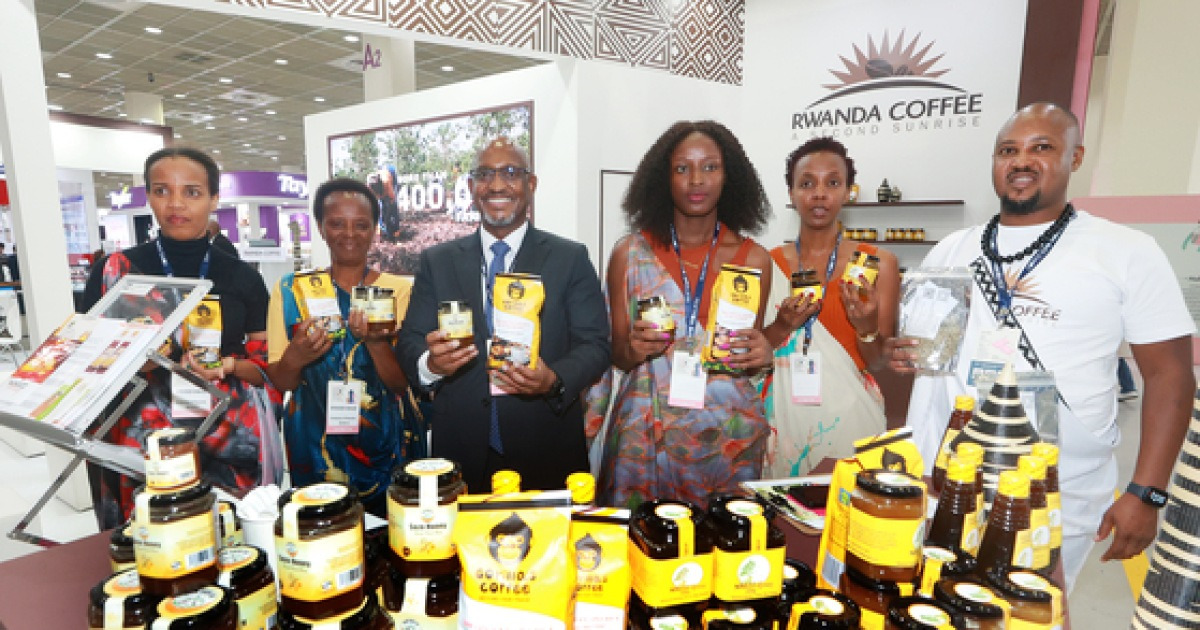 Rwandan coffee and honey at Coffee Expo Seoul 2024