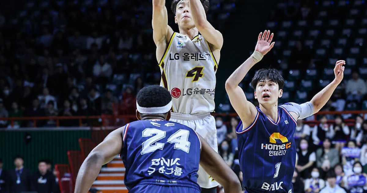 [BK 리뷰] ‘3Q 3점 7개’ LG, KCC에 역전승 … 3,342일 만에 9연승
