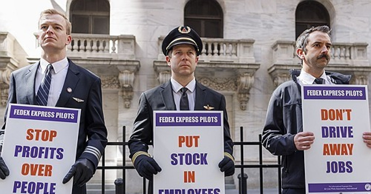 USA PILOT PROTEST