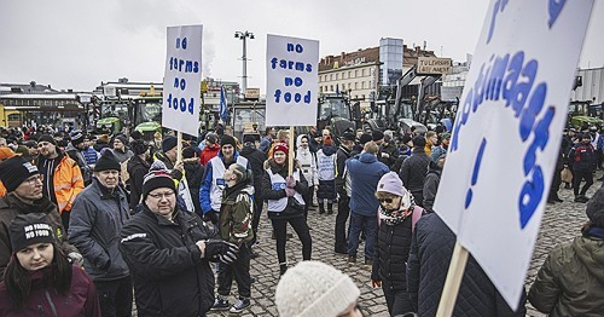 Finland Farmers Protest
