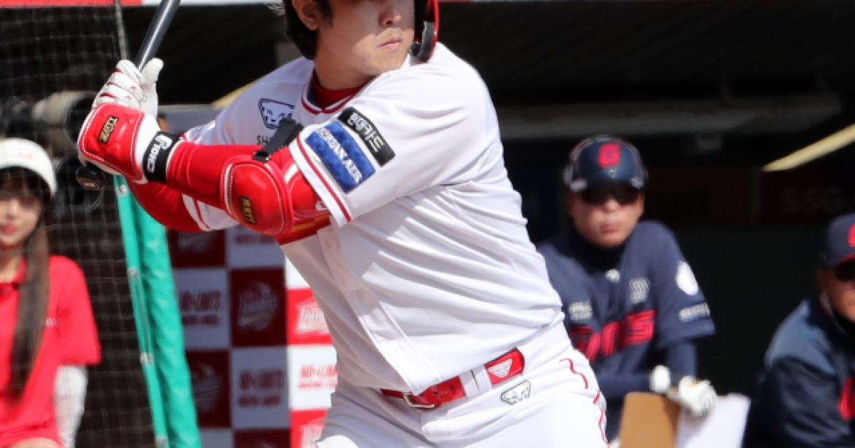 'KBO 新 -9개' 최정 통산 459호 홈런+'최고 149km' 김광현 첫 승…'만원관중 앞' 이숭용 감독, 사령탑 데뷔 첫 승 신고 [MD인천]