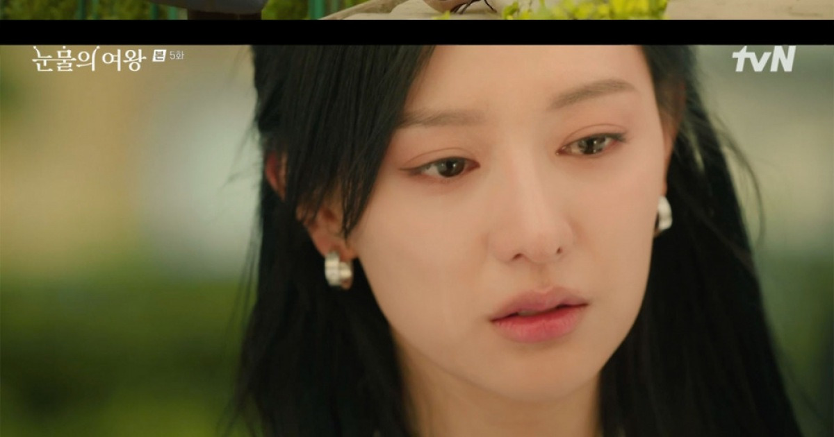 '눈물의 여왕' 김수현, ♥김지원 따라 독일行→눈물 키스[★밤TView]