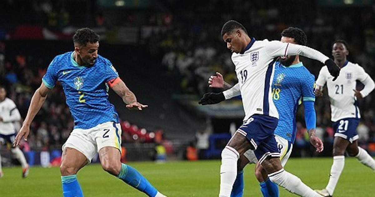 Britain Soccer England Brazil
